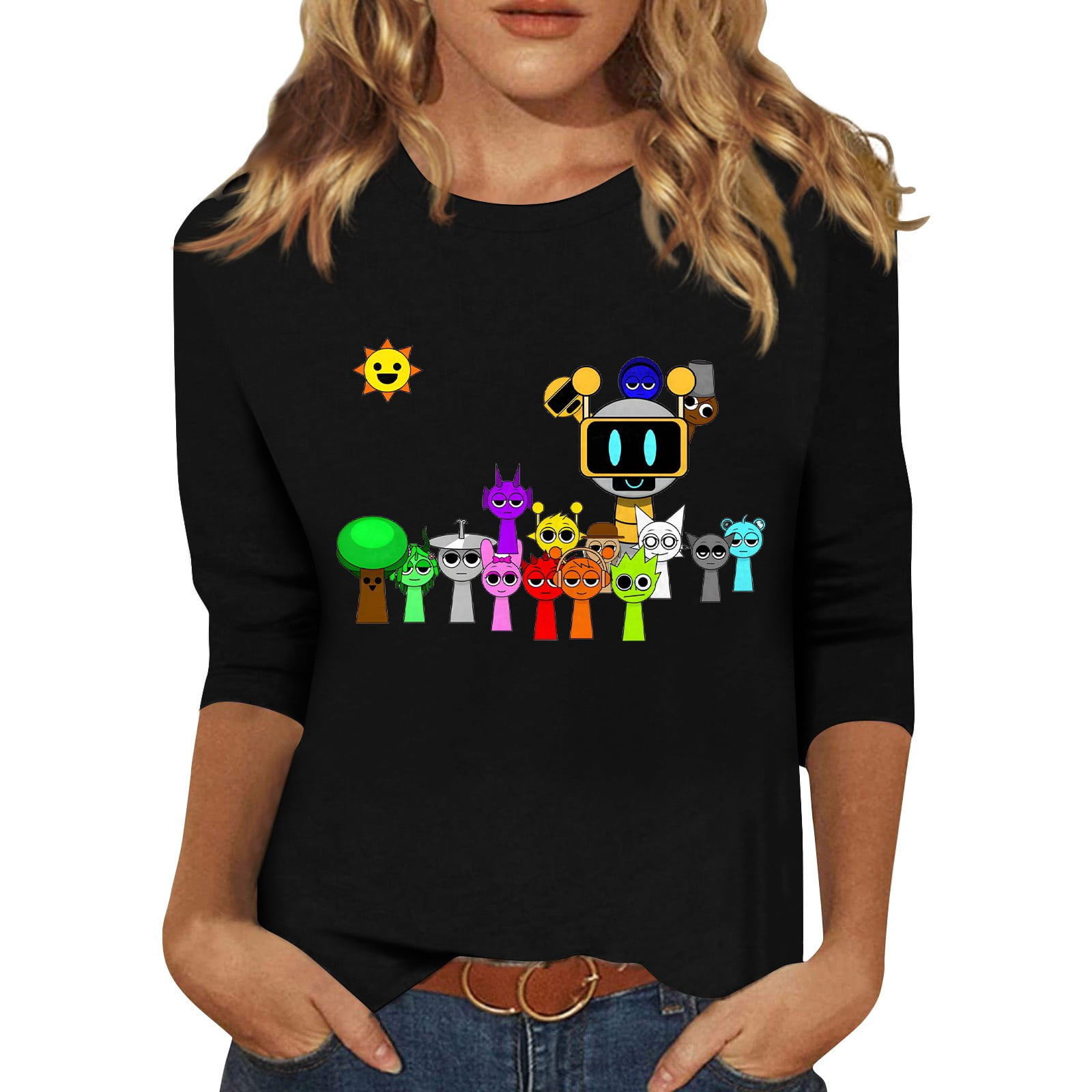 Sprunki Clothes Sprunki Game Character Tshirts for Kids Girls Clothes ...