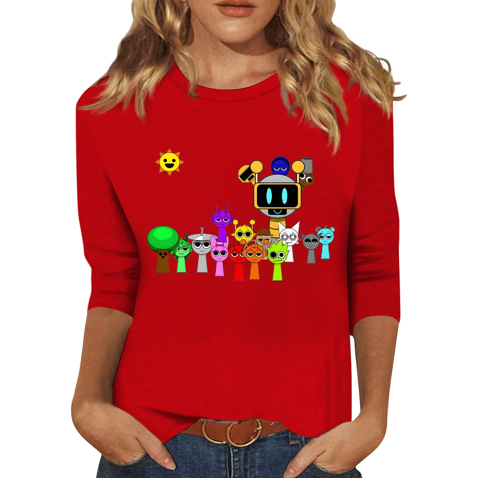 Sprunki Clothes Sprunki Game Character Tshirts for Kids Girls Clothes ...