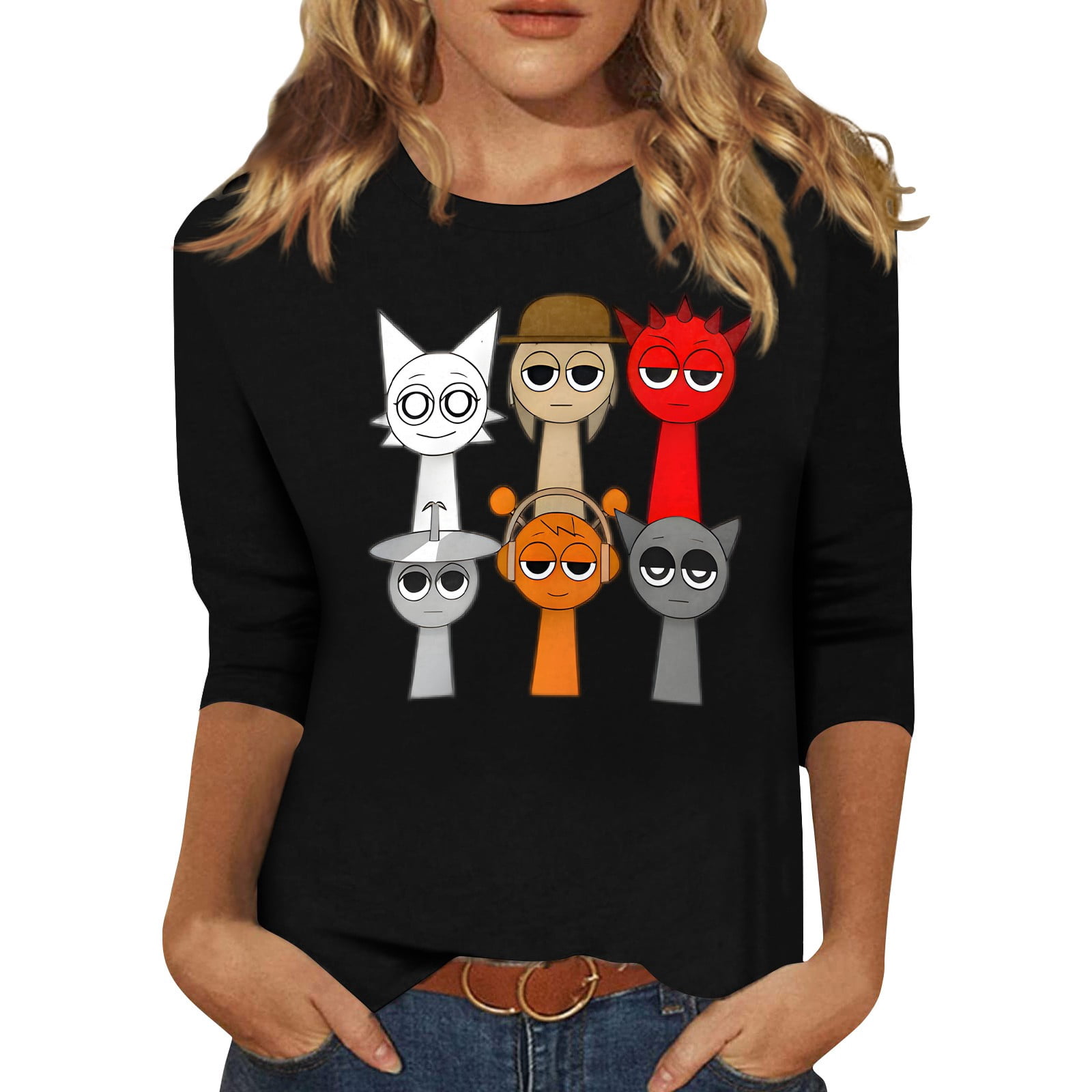 Sprunki Clothes Sprunki Game Character Tshirts for Kids Girls Clothes ...