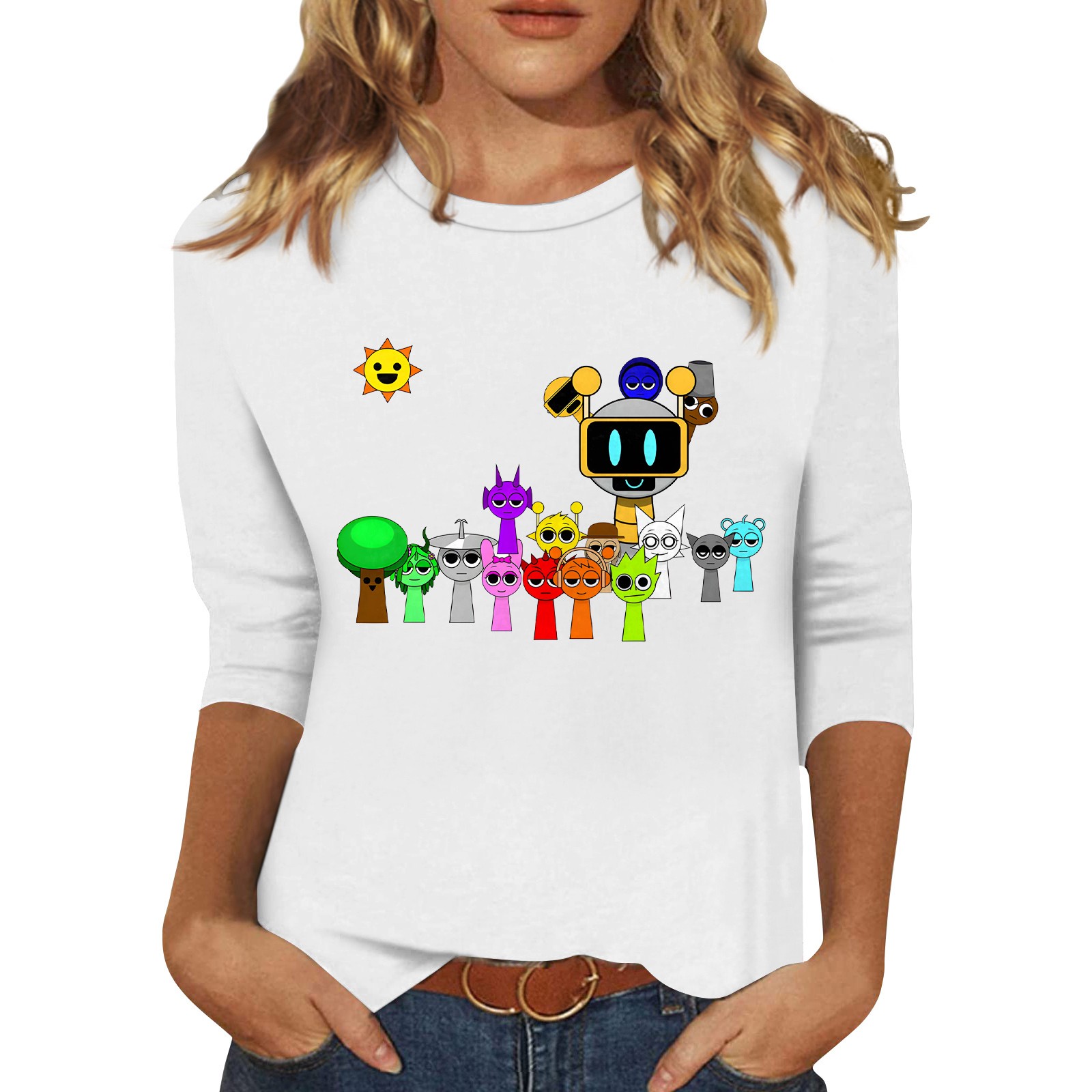 Sprunki Clothes Sprunki Game Character Tshirts for Kids Girls Clothes ...