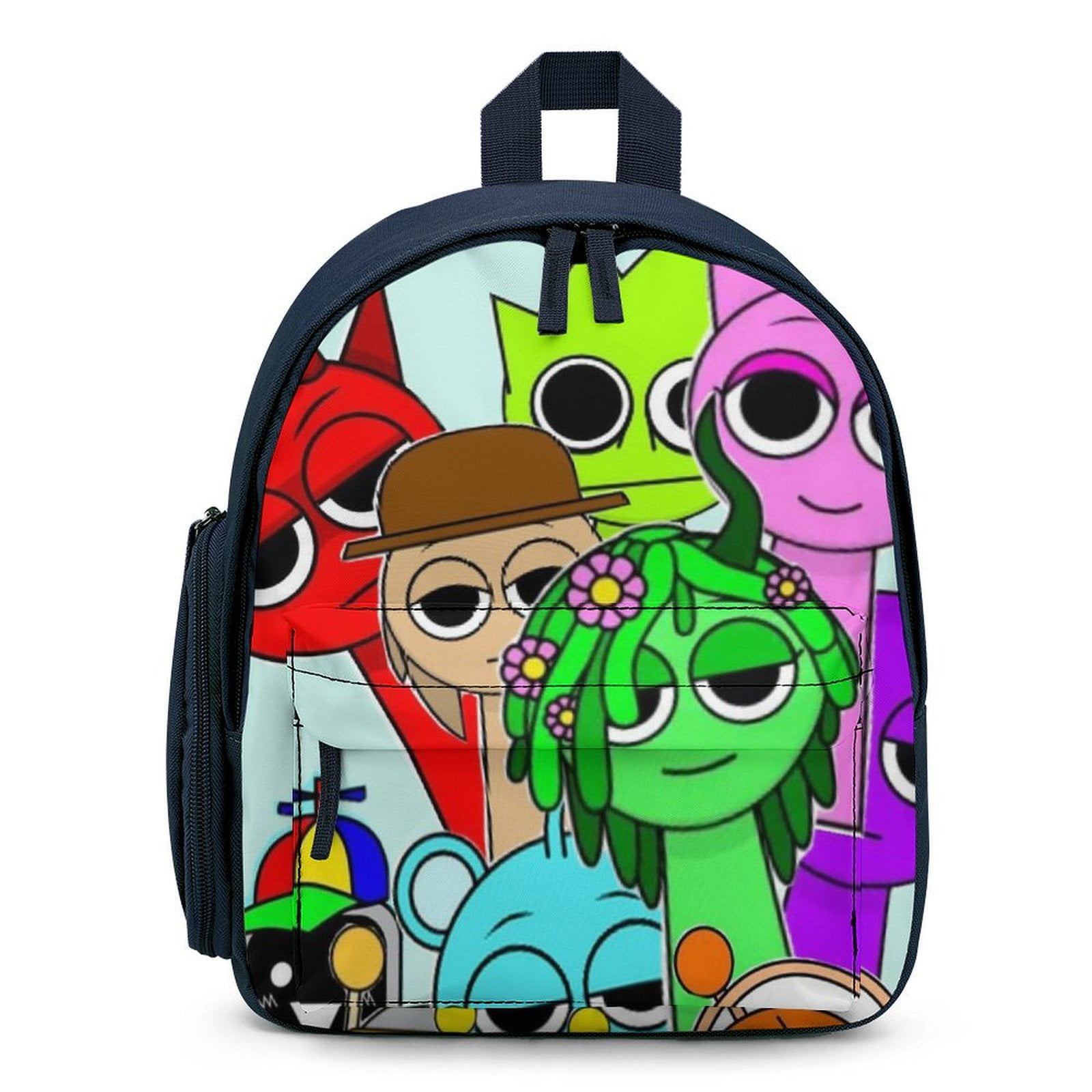 Sprunki Cute Backpack Zipper Lightweight Daypack Fashion Small ...