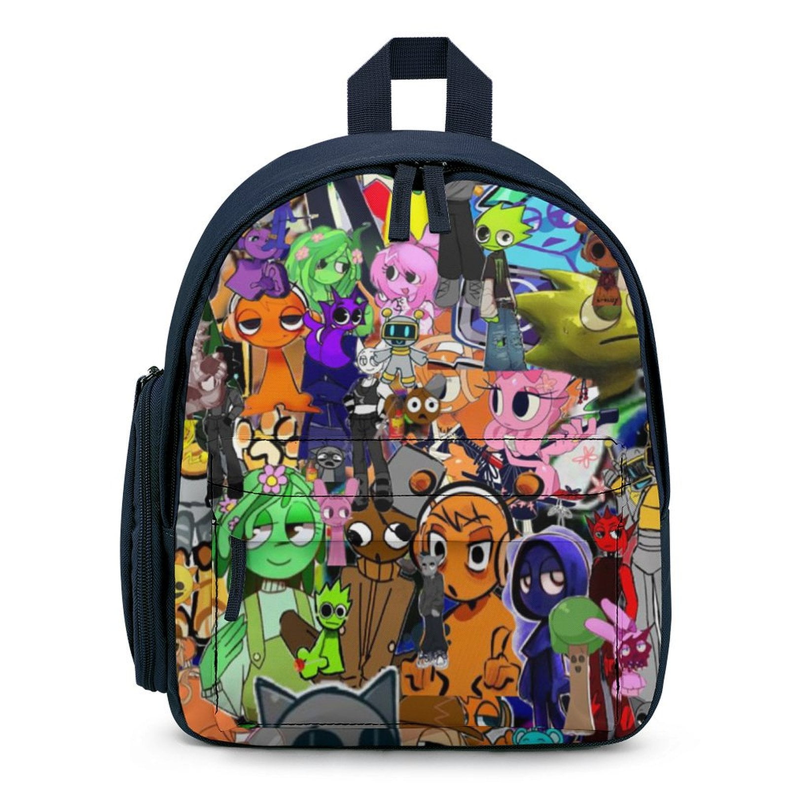 Sprunki Cute Backpack Zipper Lightweight Daypack Fashion Small ...