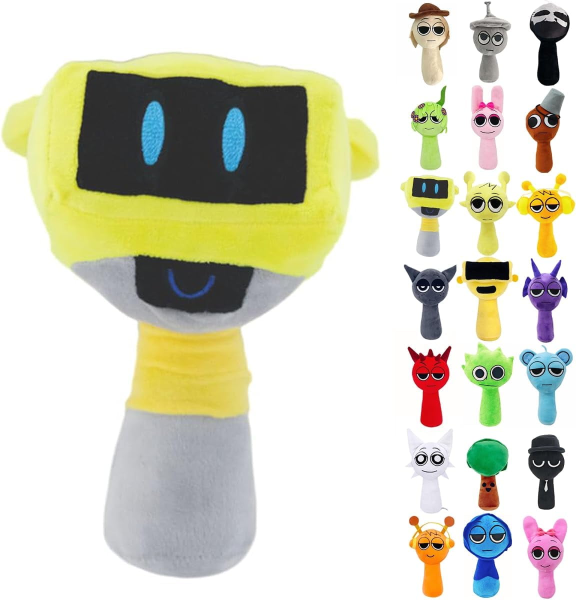 Sprunki Doll Plush Stuffed Animals, Horror Games Plushies Toy ...