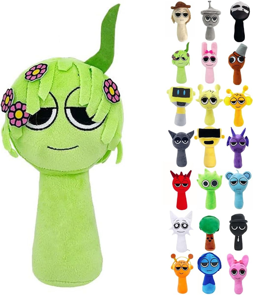 Sprunki Doll Plush Stuffed Animals, Horror Games Plushies Toy ...