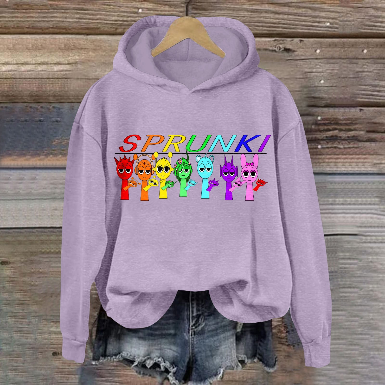 Sprunki Fan? This Cute 'Just a Girl Who Loves Sprunki' Hoodie is Your ...