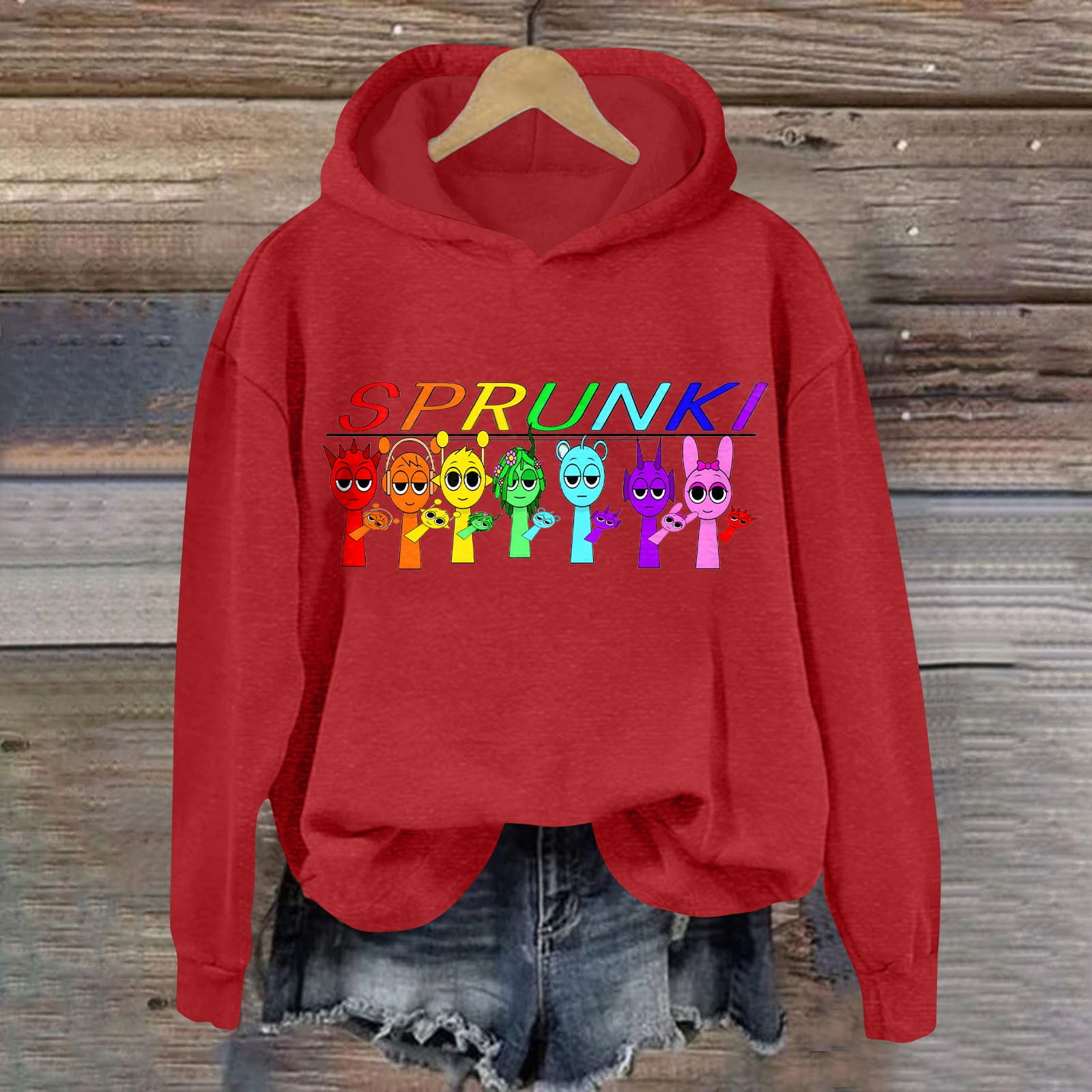 Sprunki Fan? This Cute 'Just a Girl Who Loves Sprunki' Hoodie is Your ...
