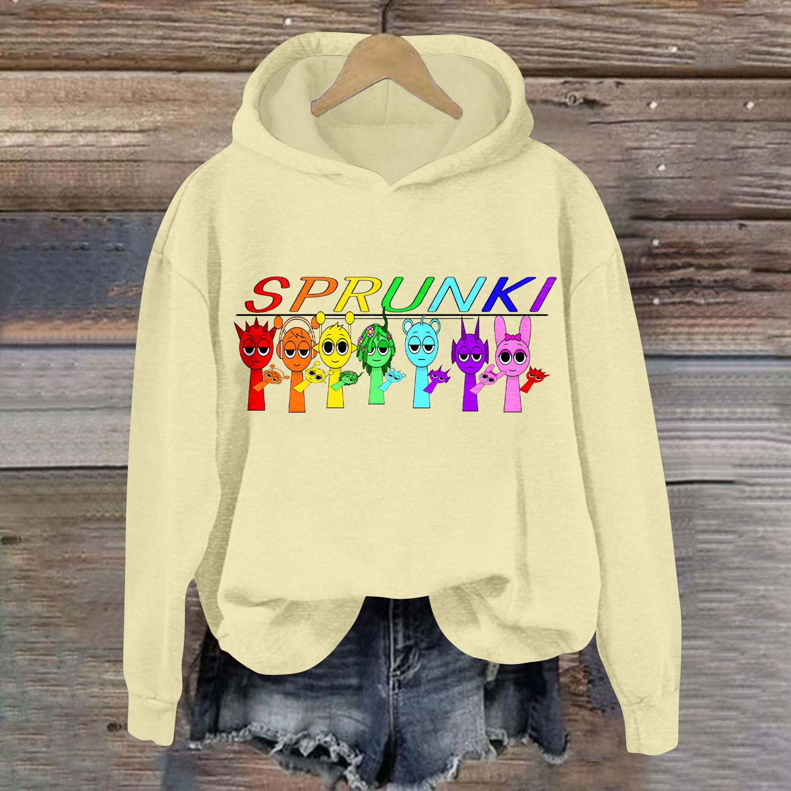 Sprunki Fan? This Cute 'Just a Girl Who Loves Sprunki' Hoodie is Your ...