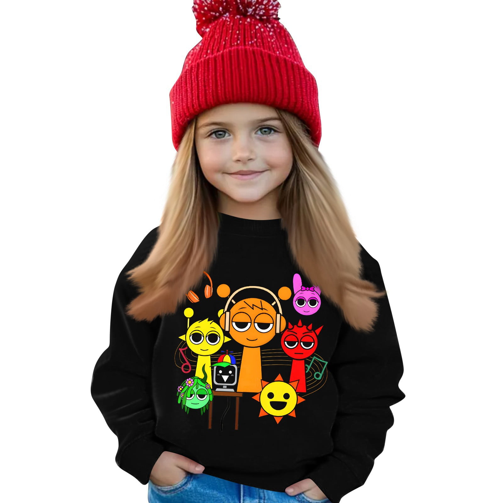 Sprunki Fans Unite! The Ultimate Kids Hoodie Featuring Your Favorite ...