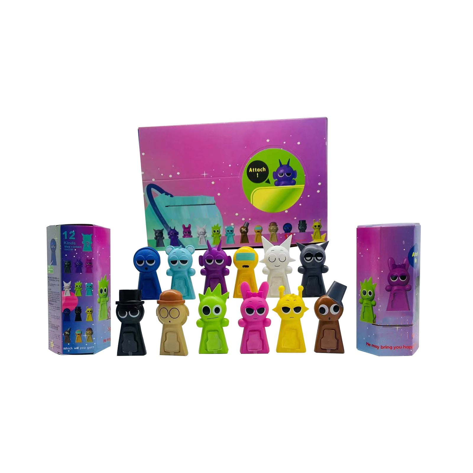 Sprunki Figures - 12Pcs 3.2" Sprunki Figures for Ages 8+, Gifts for ...