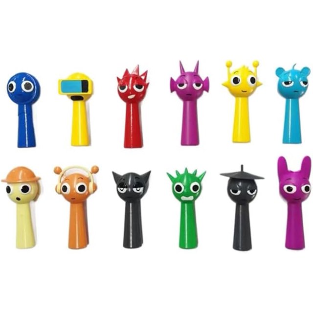 Sprunki Figures,Mini Sprunki Action Figure Toys for Fans,Sprunki ...