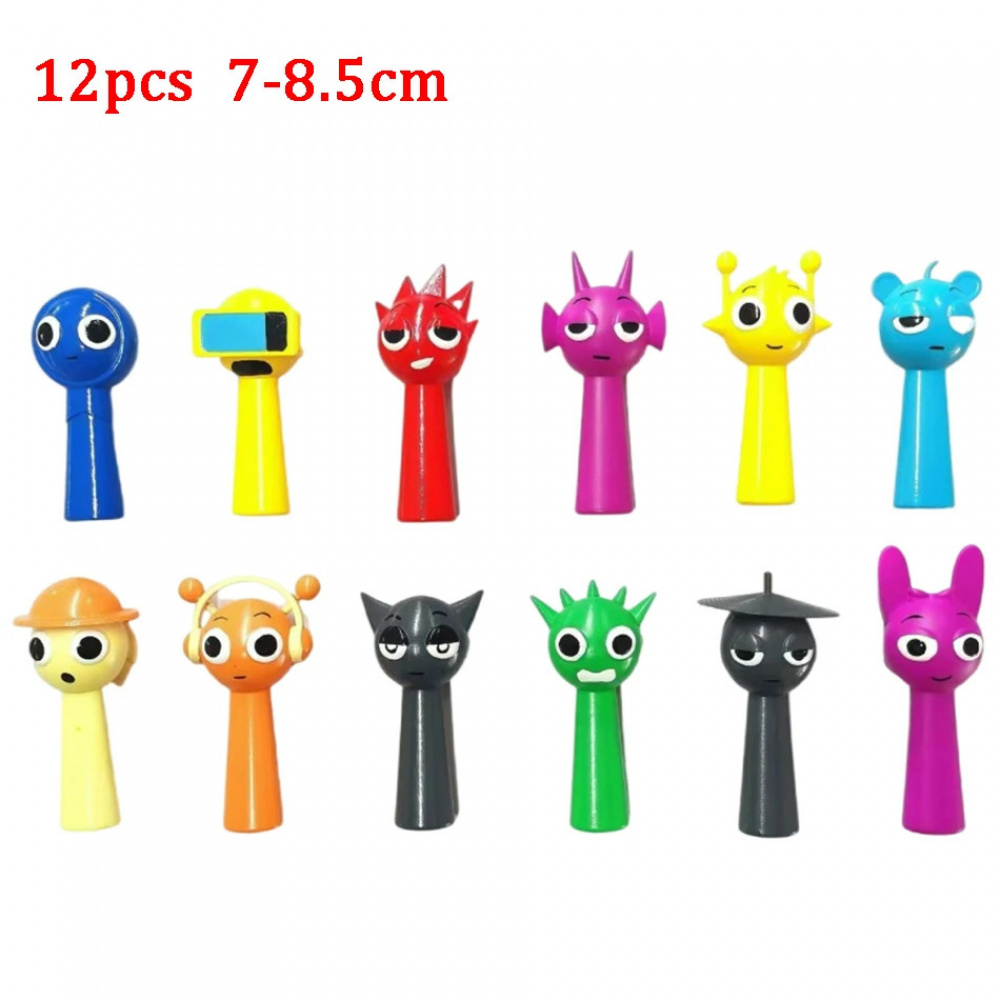 Sprunki Figurine Model PVC Incredibox Game Action & Toy Figures Set ...