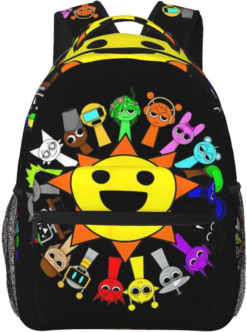 Sprunki Game Backpack Cartoon Cute Travel Lightweight Backpack fans ...