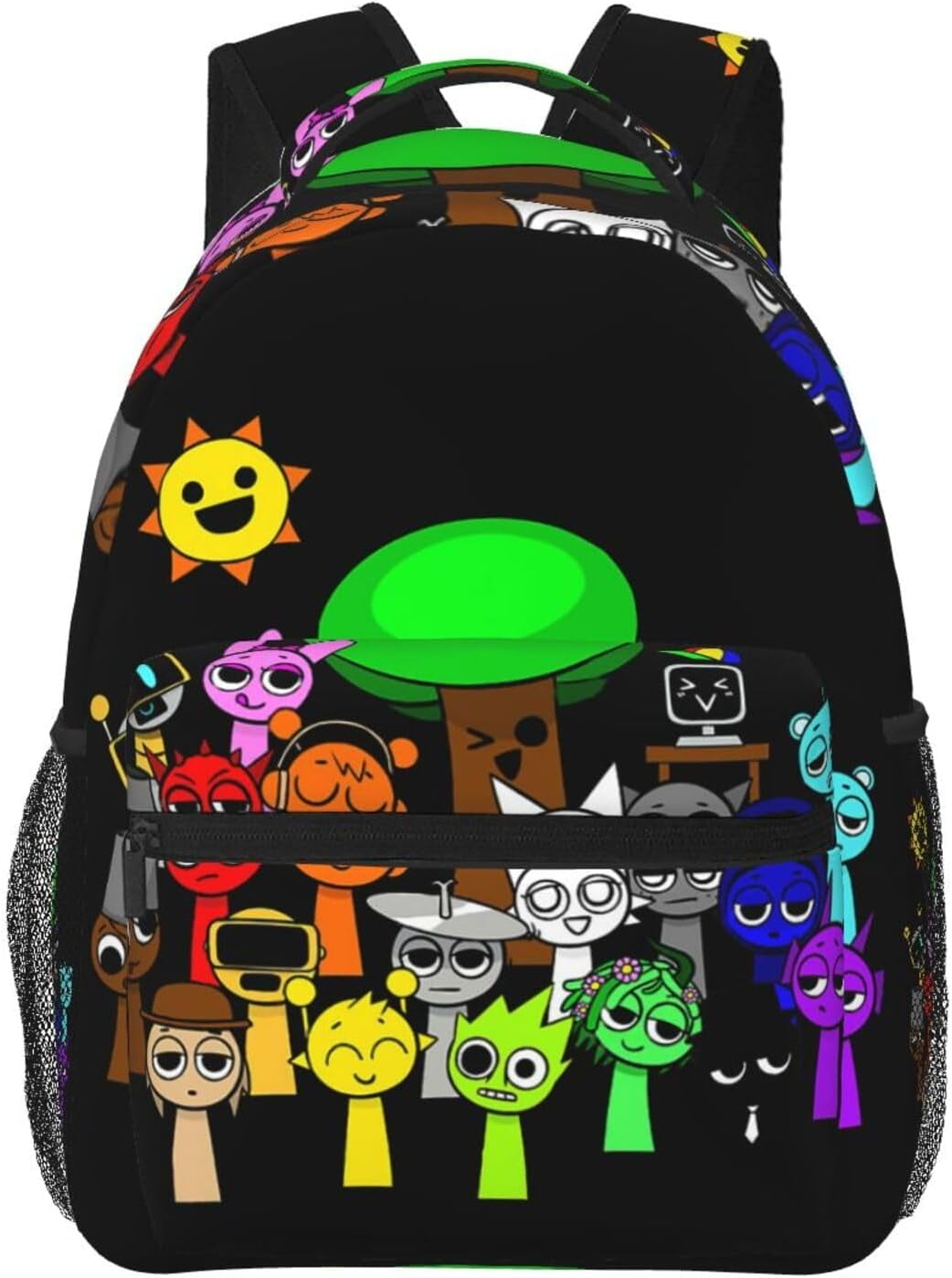 Sprunki Game Backpack Lightweight Large Capacity Laptop Backpack Travel ...