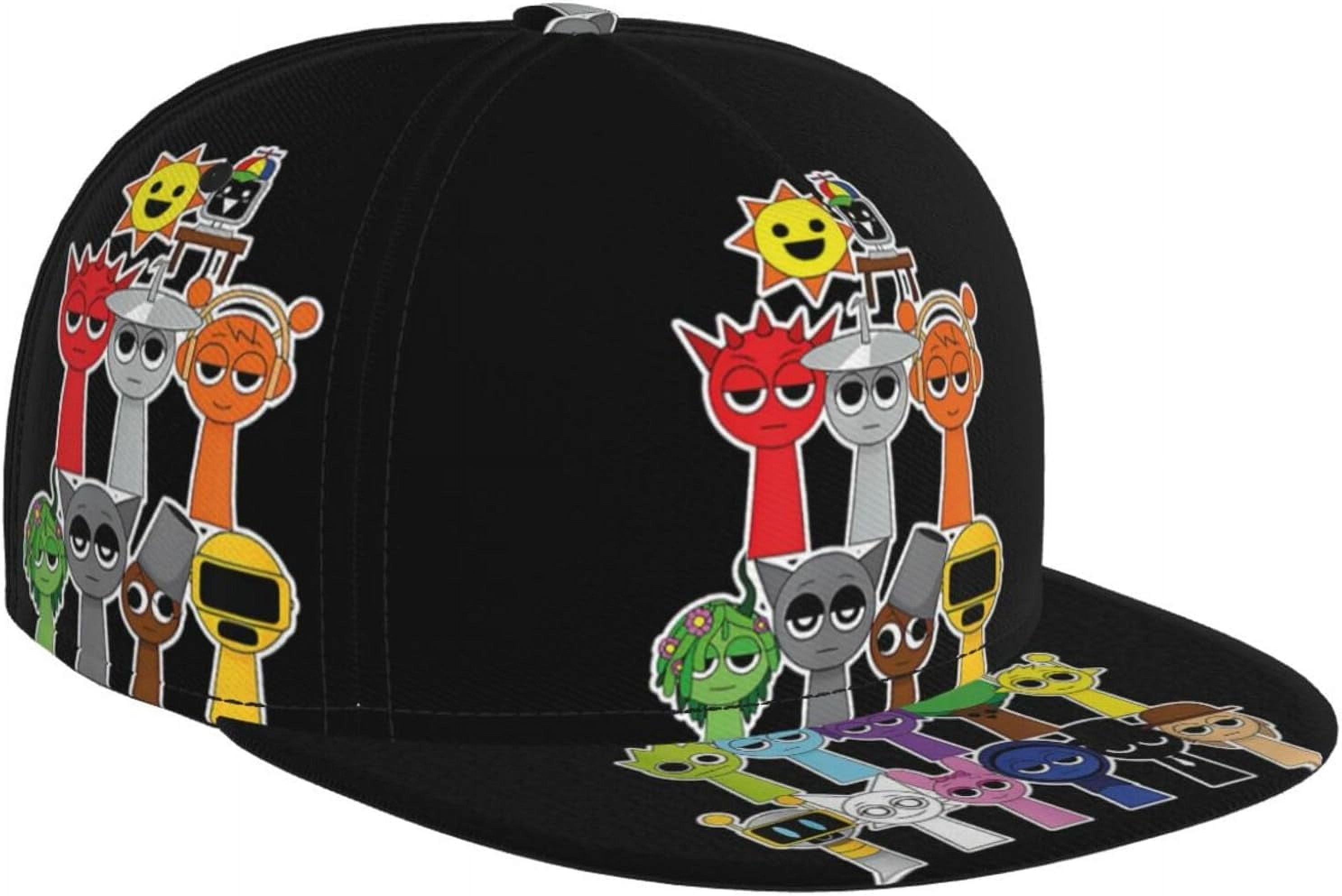 Sprunki Game Baseball Hat Adjustable Hip Hop Cap Dad Hats for Men Women ...