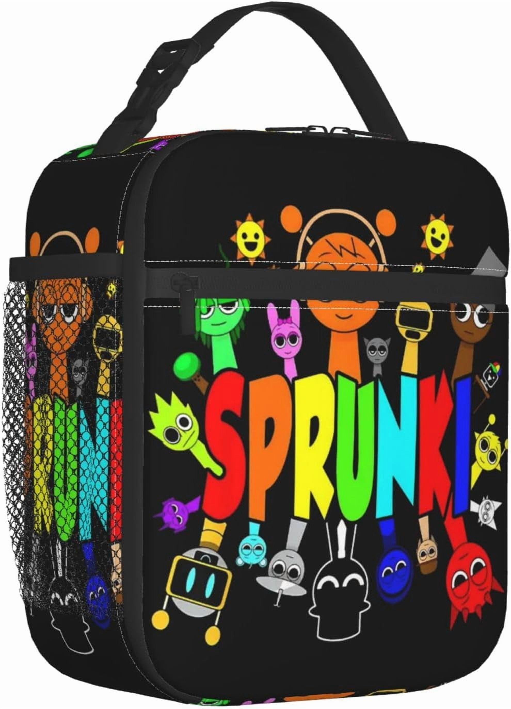 Sprunki Game Lunch Box Portable Lnsulation Lunch Bag For Office Work ...