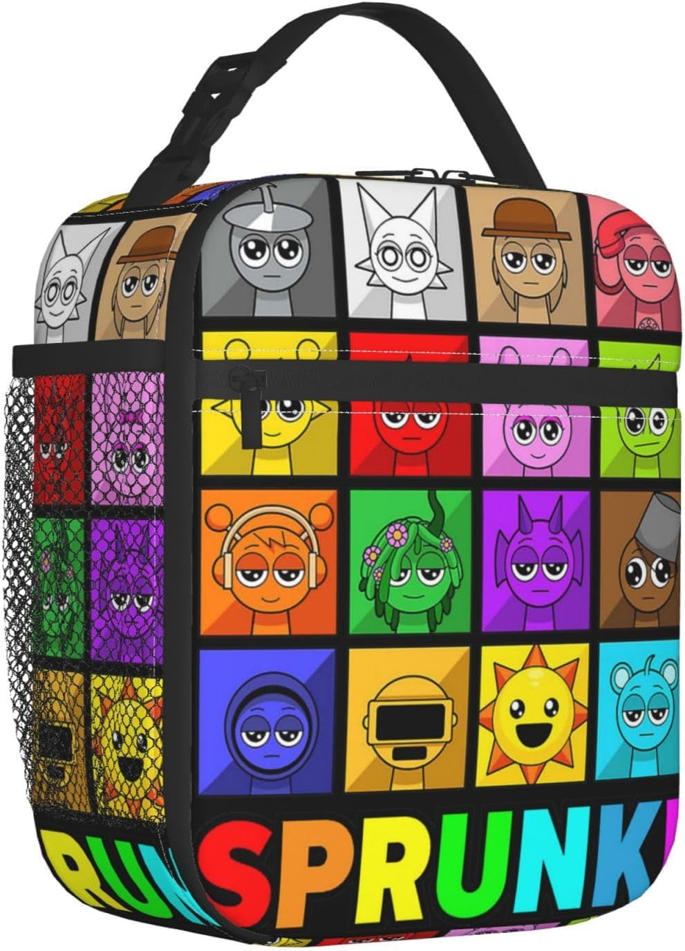 Sprunki Game Lunch Box Portable Lnsulation Lunch Bag For Office Work ...