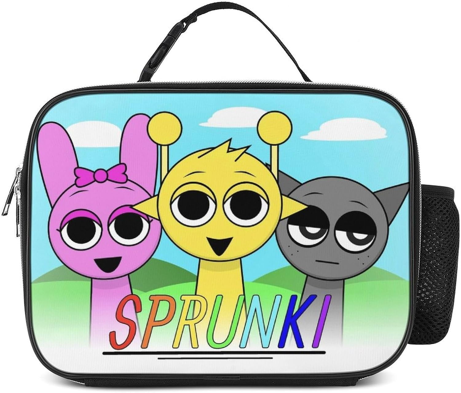 Sprunki Game Lunch Box Portable Lnsulation Lunch Bag Large Capacity ...