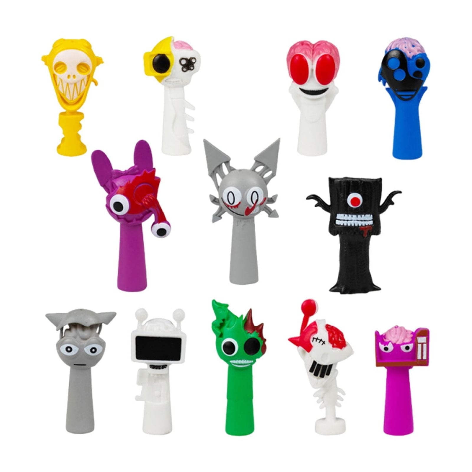 Sprunki Game Plush Sprunki Plush Sprunki Plush（12pcs）Rhythm-box Doll ...