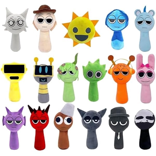 Sprunki Game Plush,Sprunki Plushies Cute Stuffed Animals Pillow Plush ...