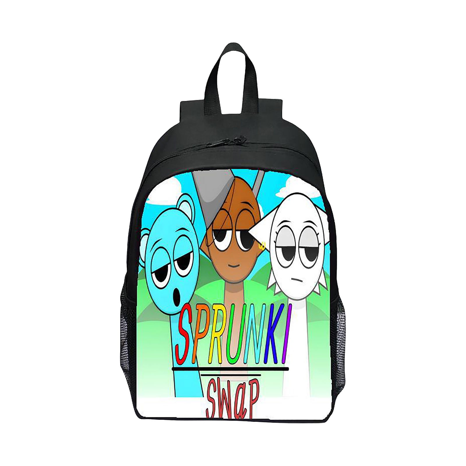 Sprunki Game Schoolpack Shoulder Bag, Cartoon Large Capacity Students ...