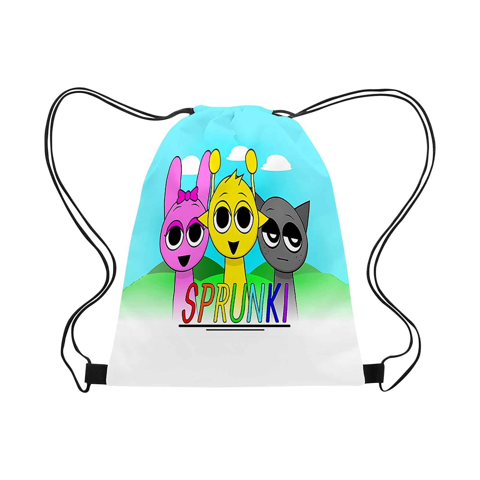 Sprunki Game Schoolpack Shoulder Bag, Cartoon Large Capacity Students ...