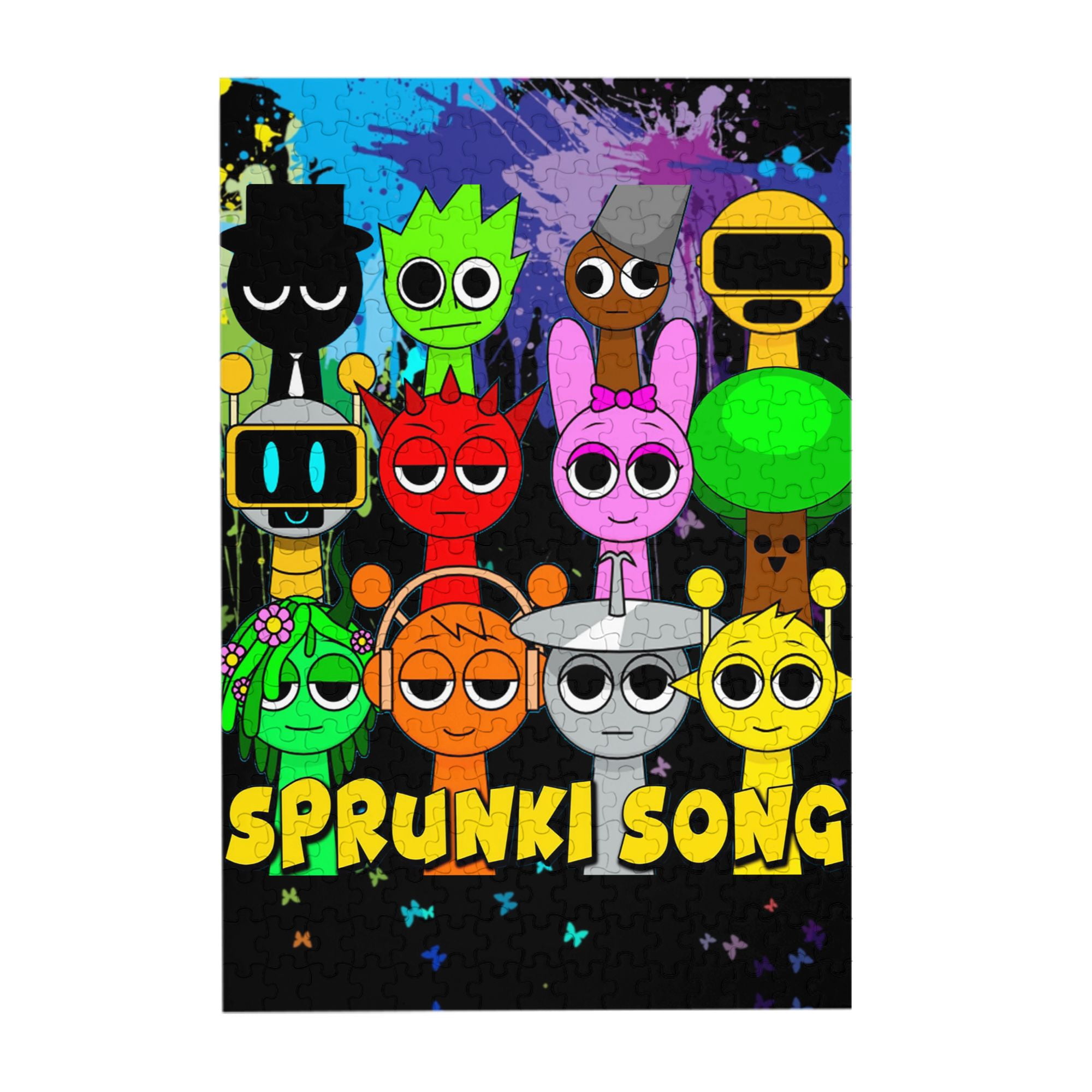 Sprunki Game Wooden Jigsaw Puzzle for Adults 300 Piece Puzzle Thick ...