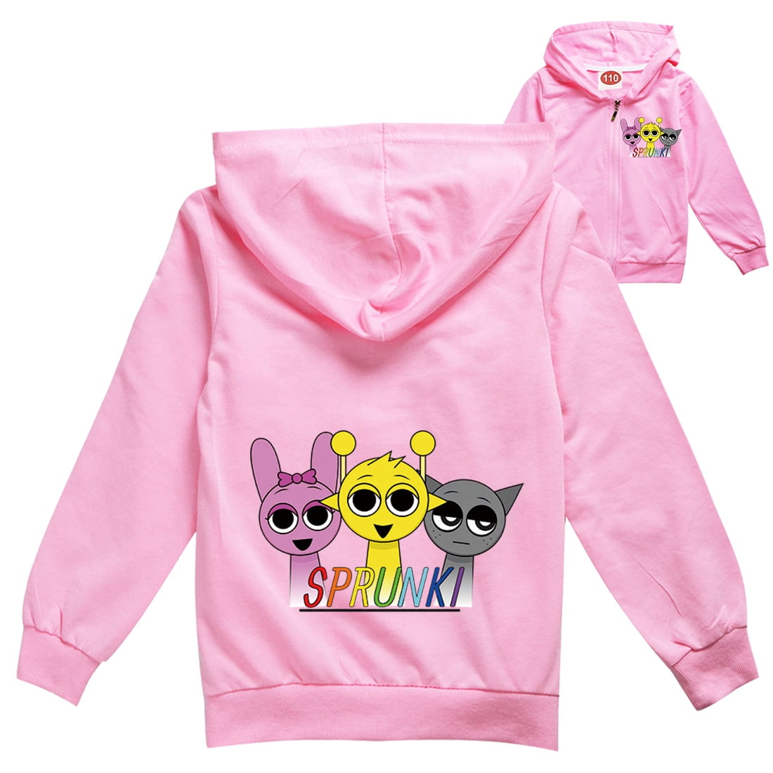 Sprunki Hoodie for Kids Long Sleeve Sprunki Clothes Cute Sprunki ...