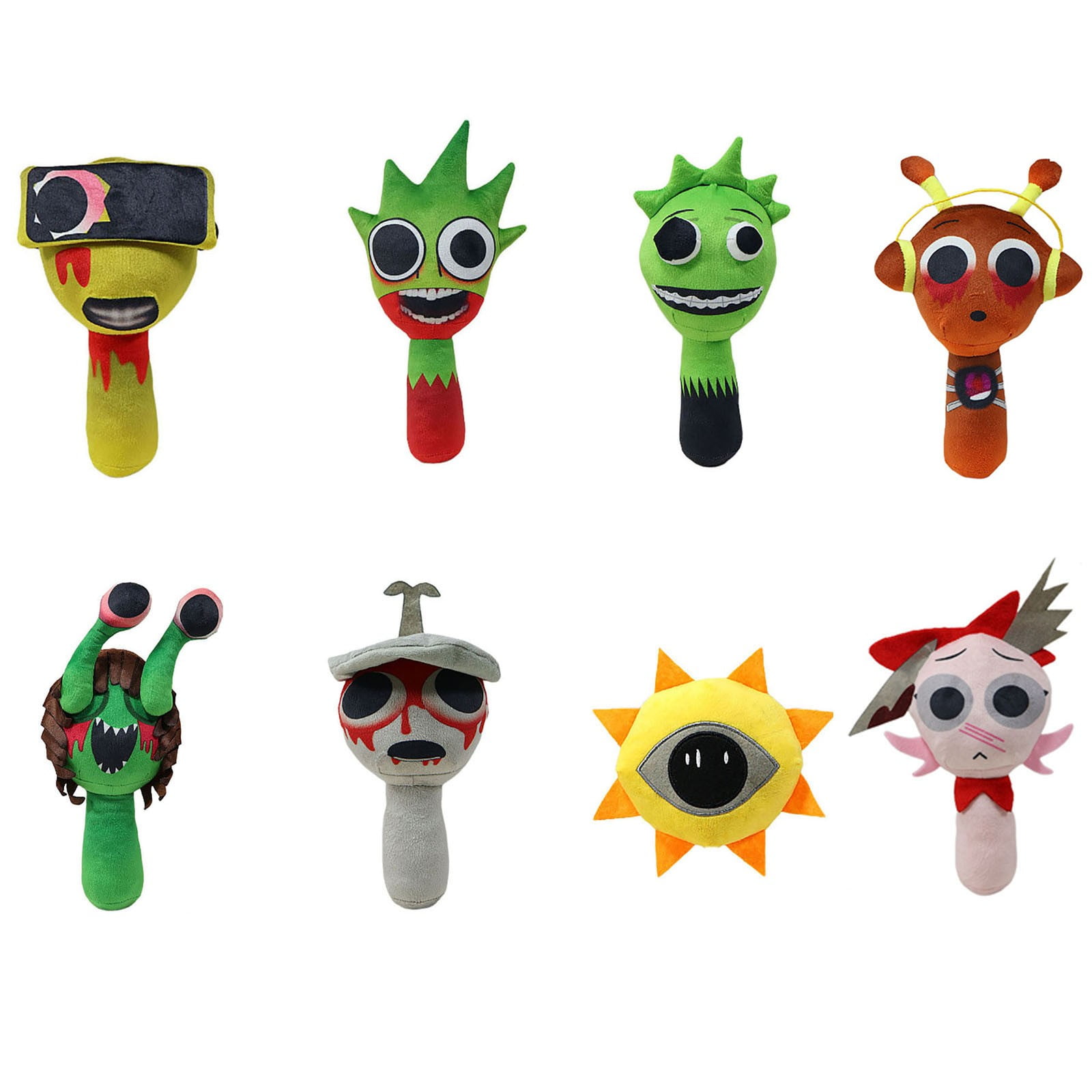 Sprunki Horror Game Plush Toys, Sprunki Toys Action Figures Realistic ...