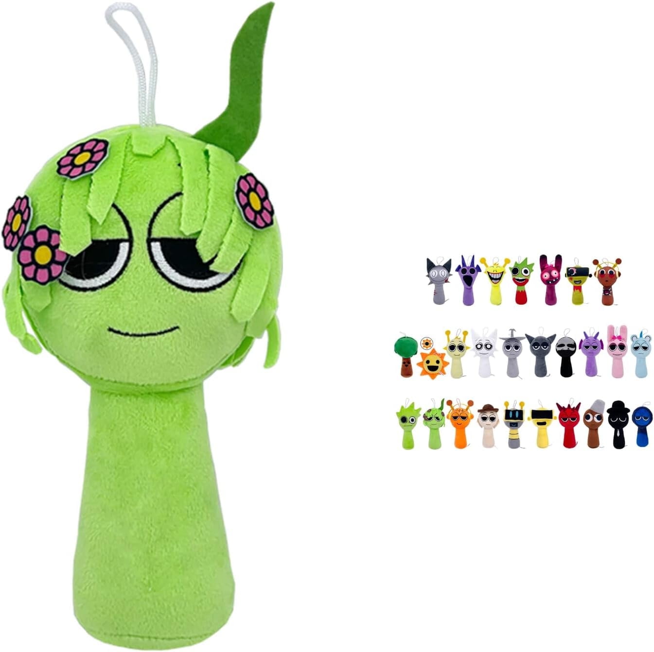 Sprunki Plush - 11'' Full Collection of Wenda, Mr. Fun Computer, Gray ...