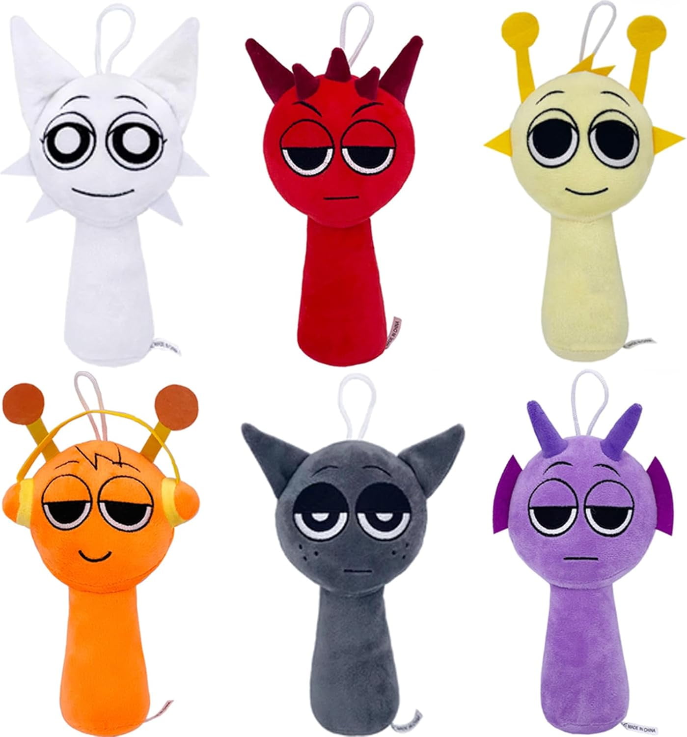 Sprunki Horror Plush - 8'' Full Collection of Wenda, Mr. Fun Computer ...