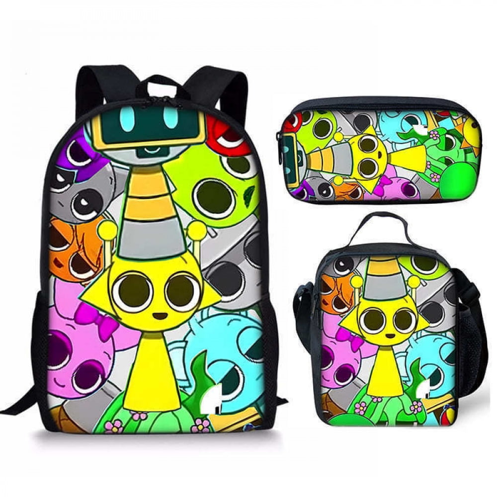 Sprunki Incrediblebox Rhythm Box Game Primary School Student Backpack ...