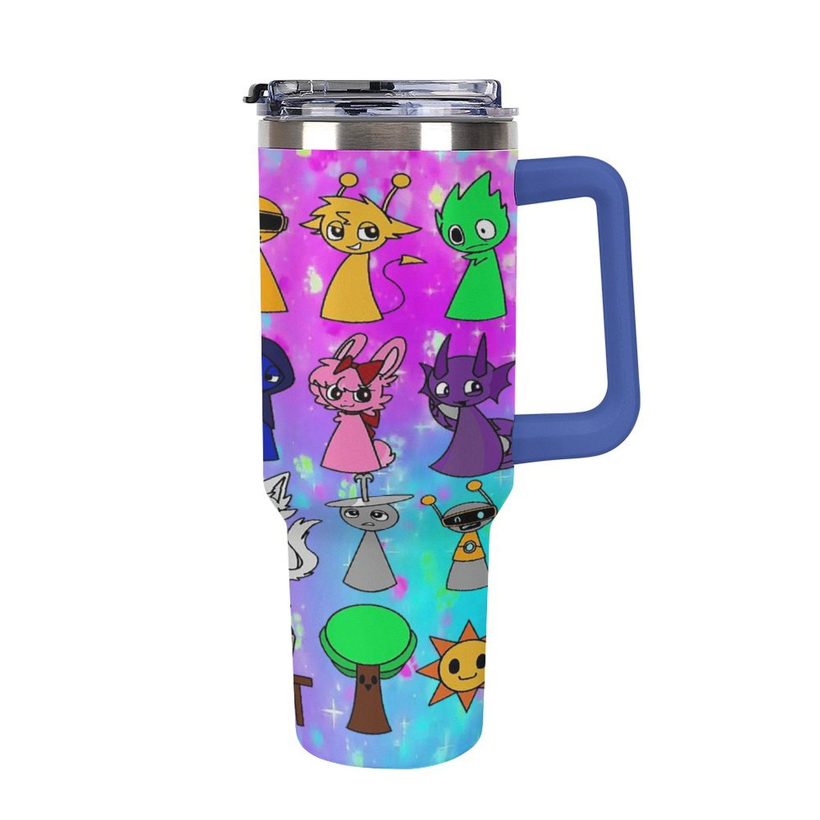 Sprunki Incredibox 40oz Water Bottle Fits in Cup Holder Stainless Steel ...