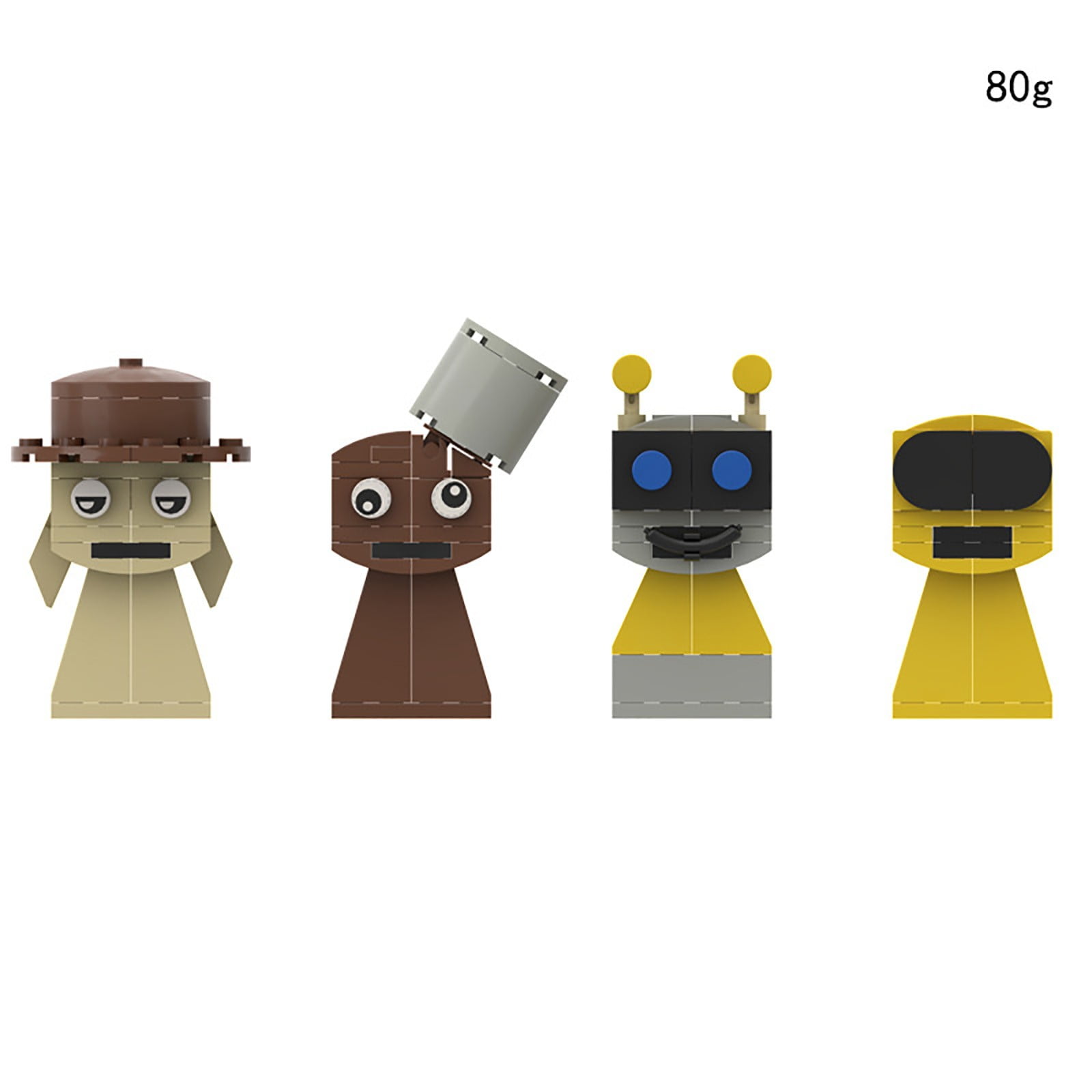 Sprunki Incredibox Building Block Set, 4inch Sprunki Action Figures Set ...