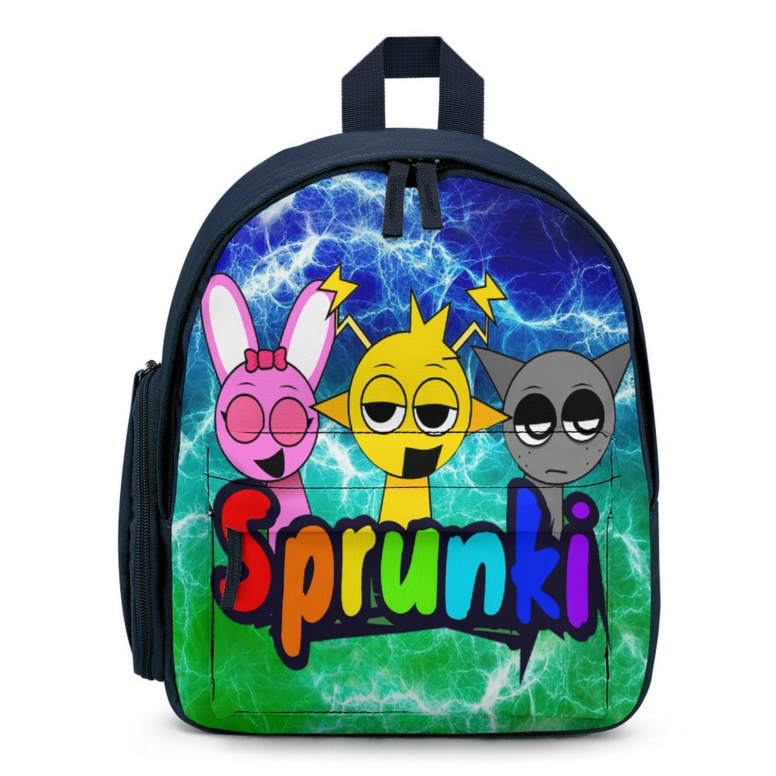 Sprunki Incredibox Lightweight Backpack Shoulder Bags Adjustable Straps ...