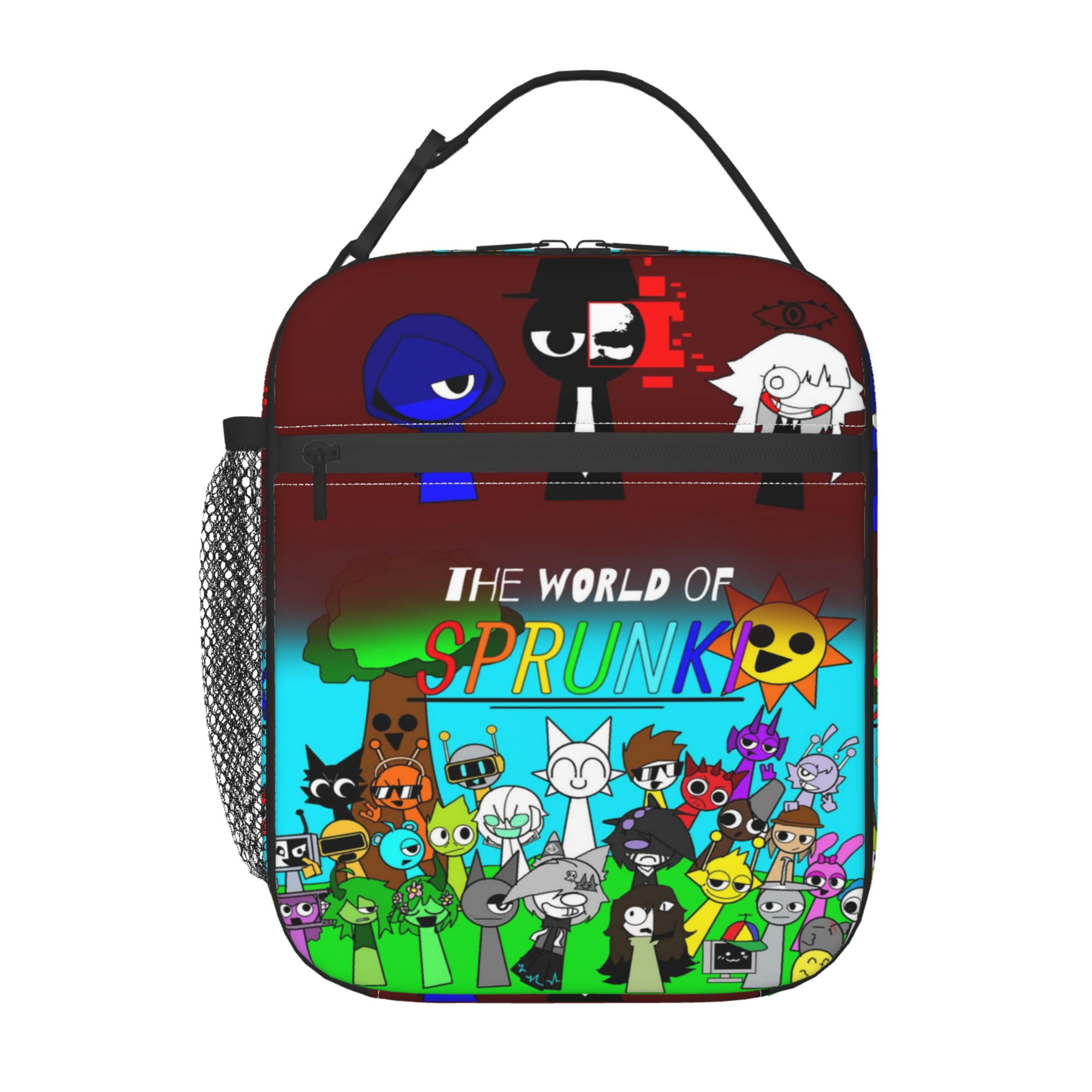 Sprunki Incredibox Lunch Bag Tote Shoulder Bags Insulated Lunch Box ...