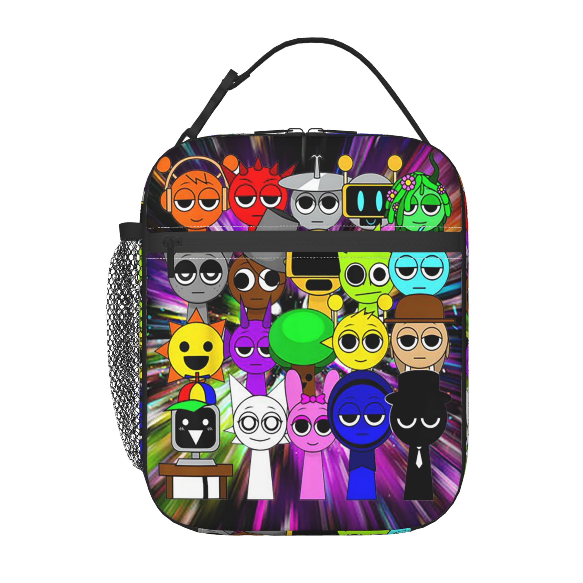 Sprunki Incredibox Lunch Bag Tote Shoulder Bags Insulated Lunch Box ...