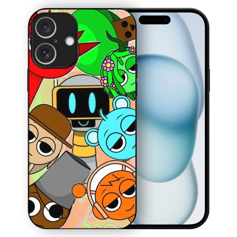 Sprunki Incredibox Phone Case, for iPhone 16 Phone case, featuring a ...
