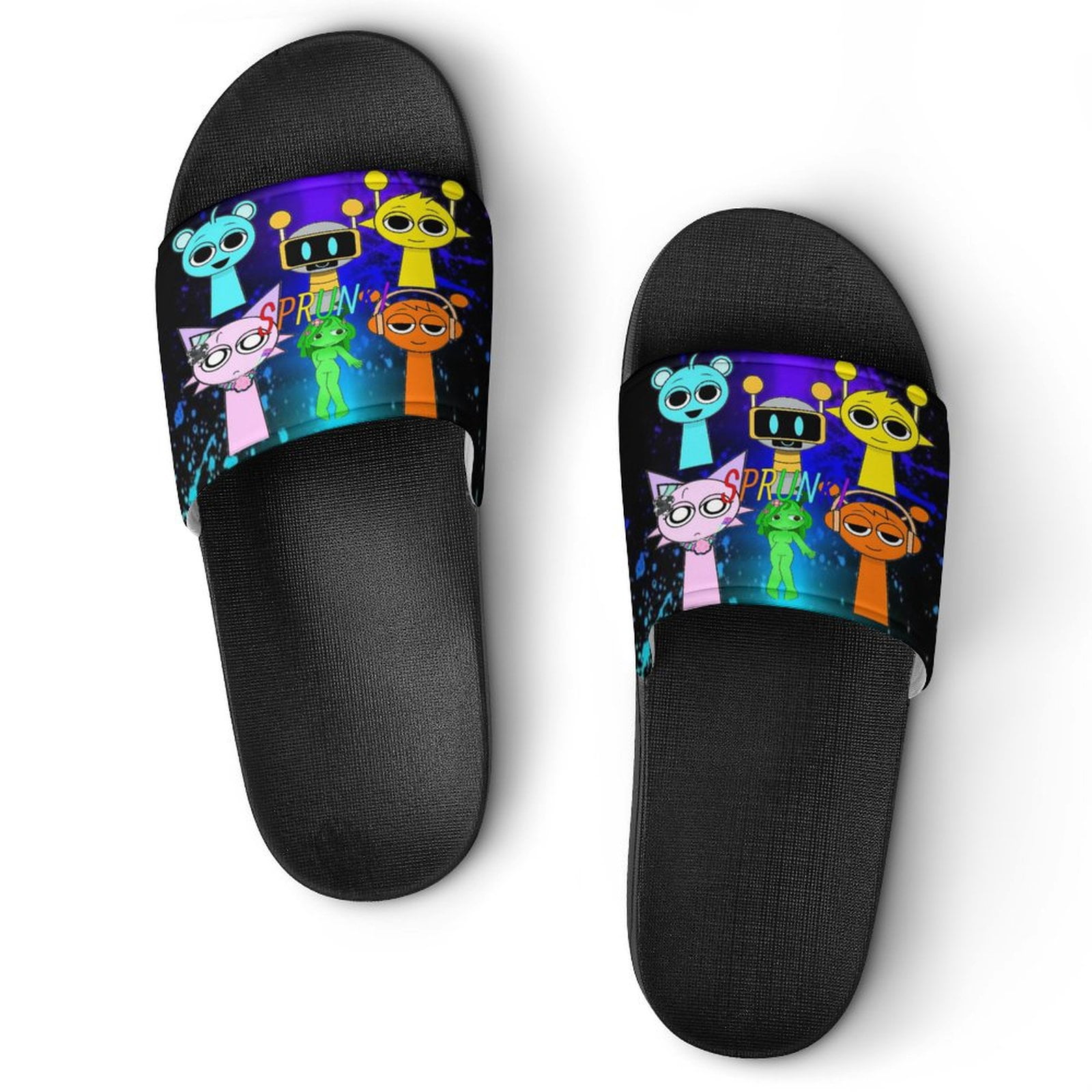 Sprunki Incredibox Sprunki Slides Sandals House Slippers Non-Slip ...