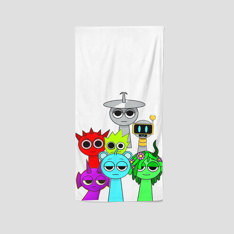 Sprunki Incredibox's towel features a distinct design, serving as a ...