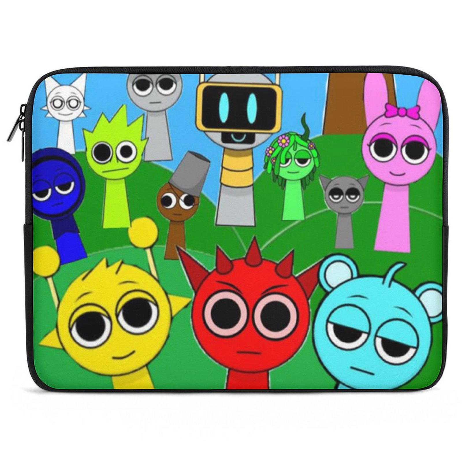 Sprunki Laptop Sleeve Carrying Case Laptop Cover Handbags Portable ...