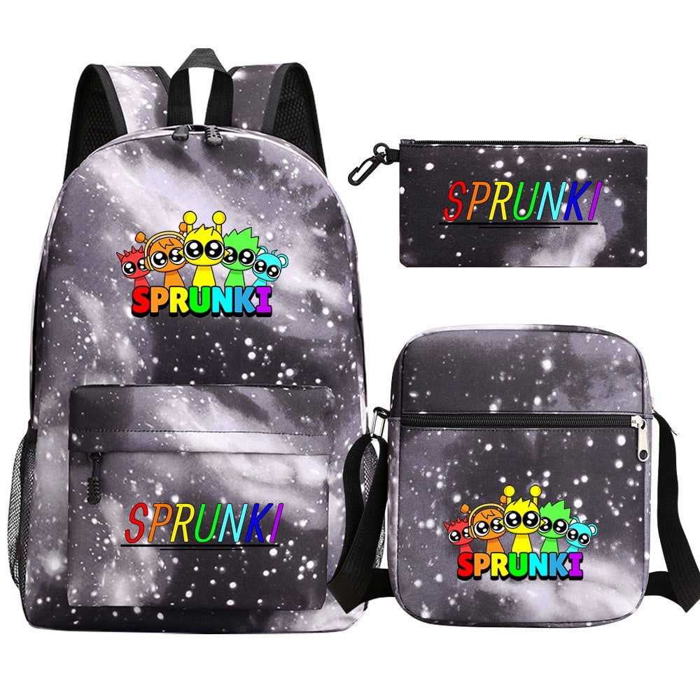 Sprunki Lncredibox Anime Backpack for Teens Womens Mens Stylish Daypack ...
