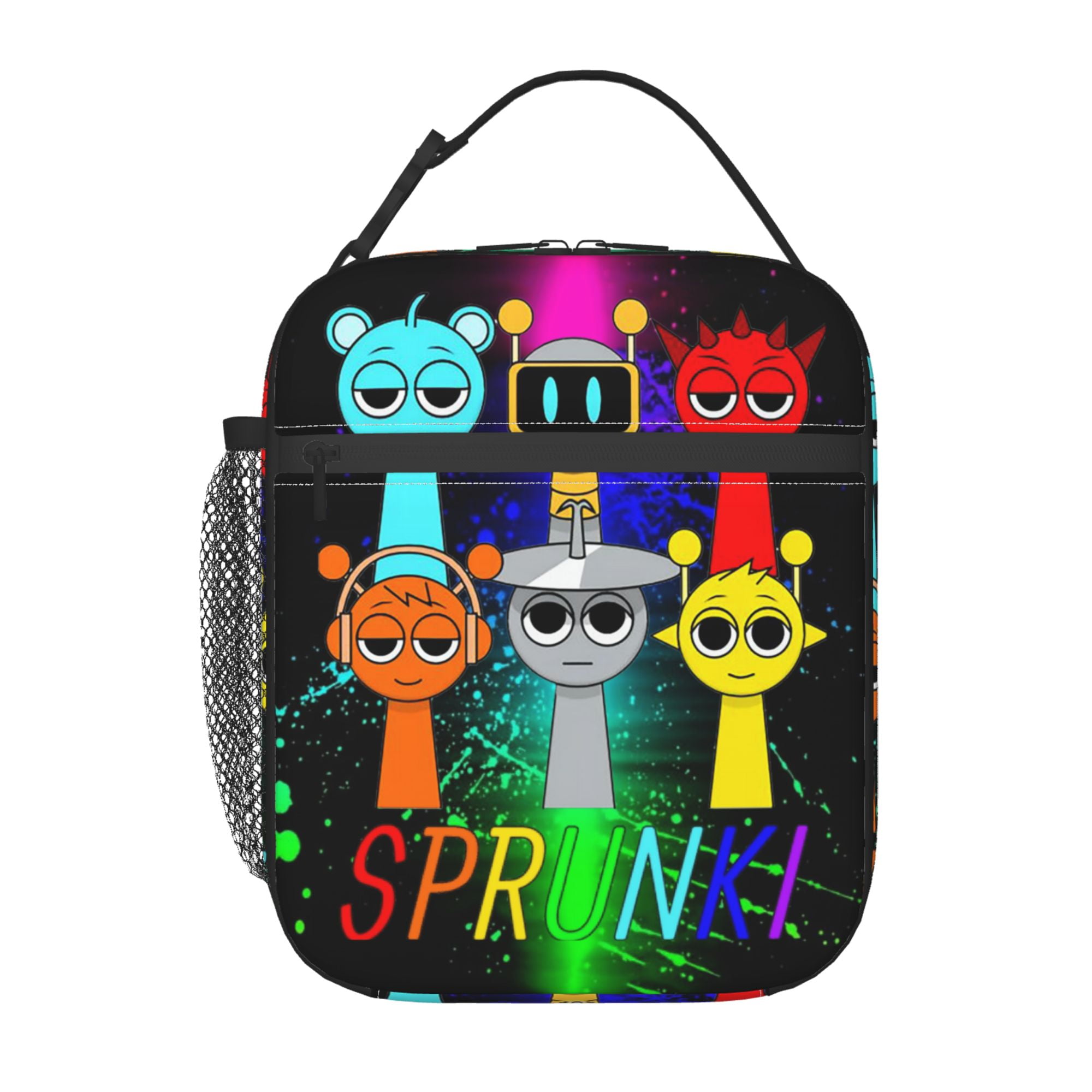 Sprunki Lunch Bag Tote Shoulder Bags Insulated Lunch Box Picnic Beach ...