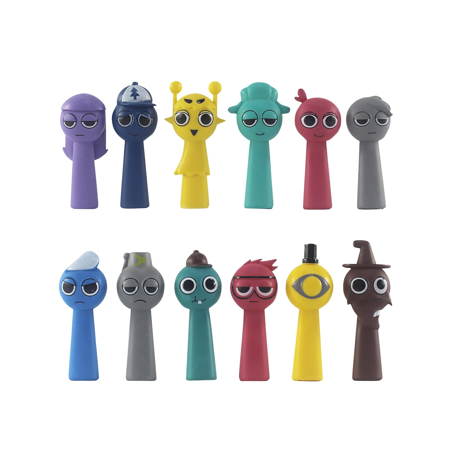 Sprunki Mystery Box,12 Packs Sprunki Toy Figure: Unbox the Adventure ...