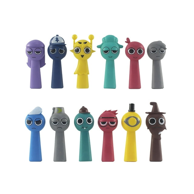 Sprunki Mystery Box,12Pack Sprunki Action Figures, Sprunky Whole Set ...