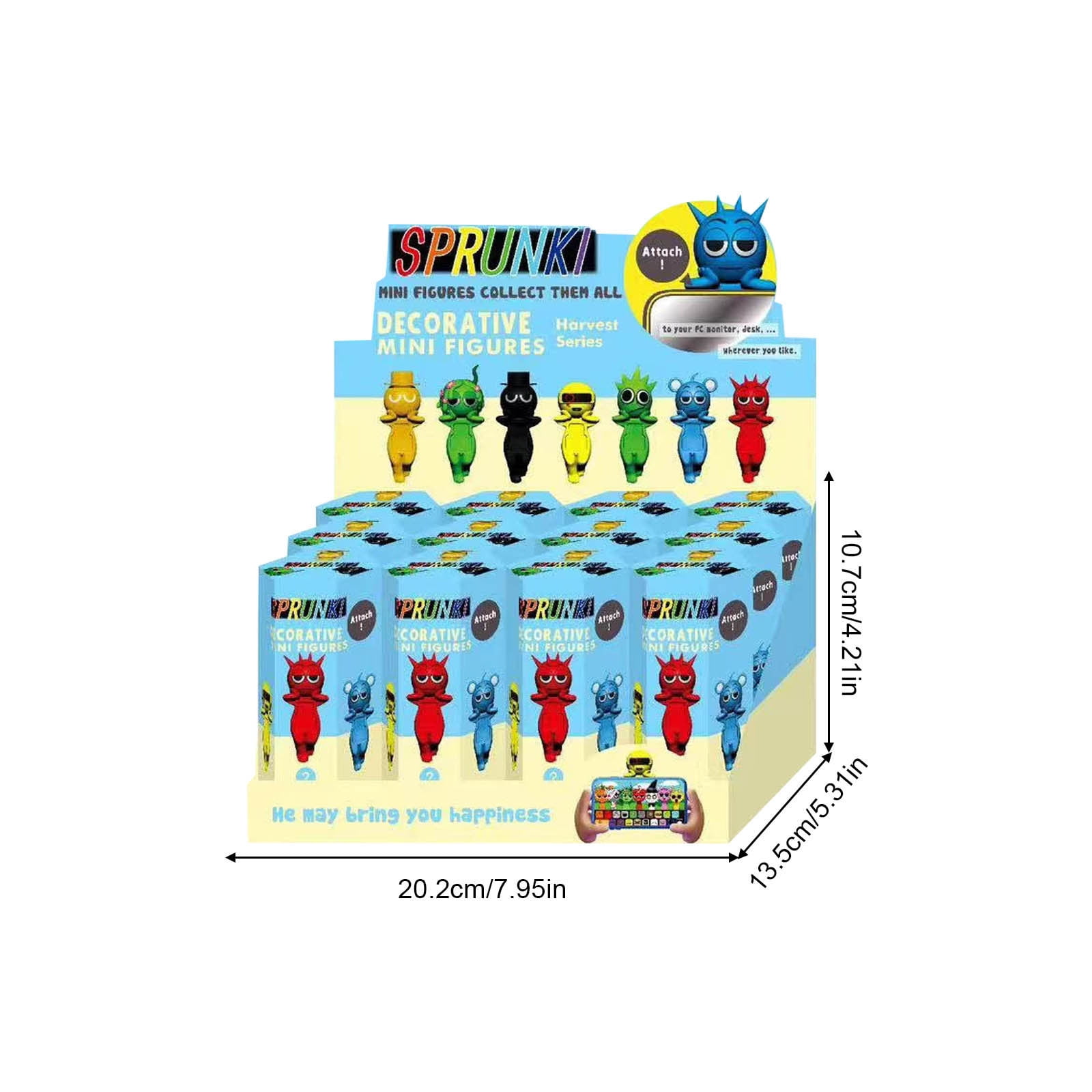 Sprunki MysteryBox，Sprunki Action Figures MysteryBox (12 Pack ...