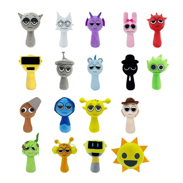 Sprunki Oren Plush 9" Cartoon Incredibox Sprunki Games Plushies Toy for ...