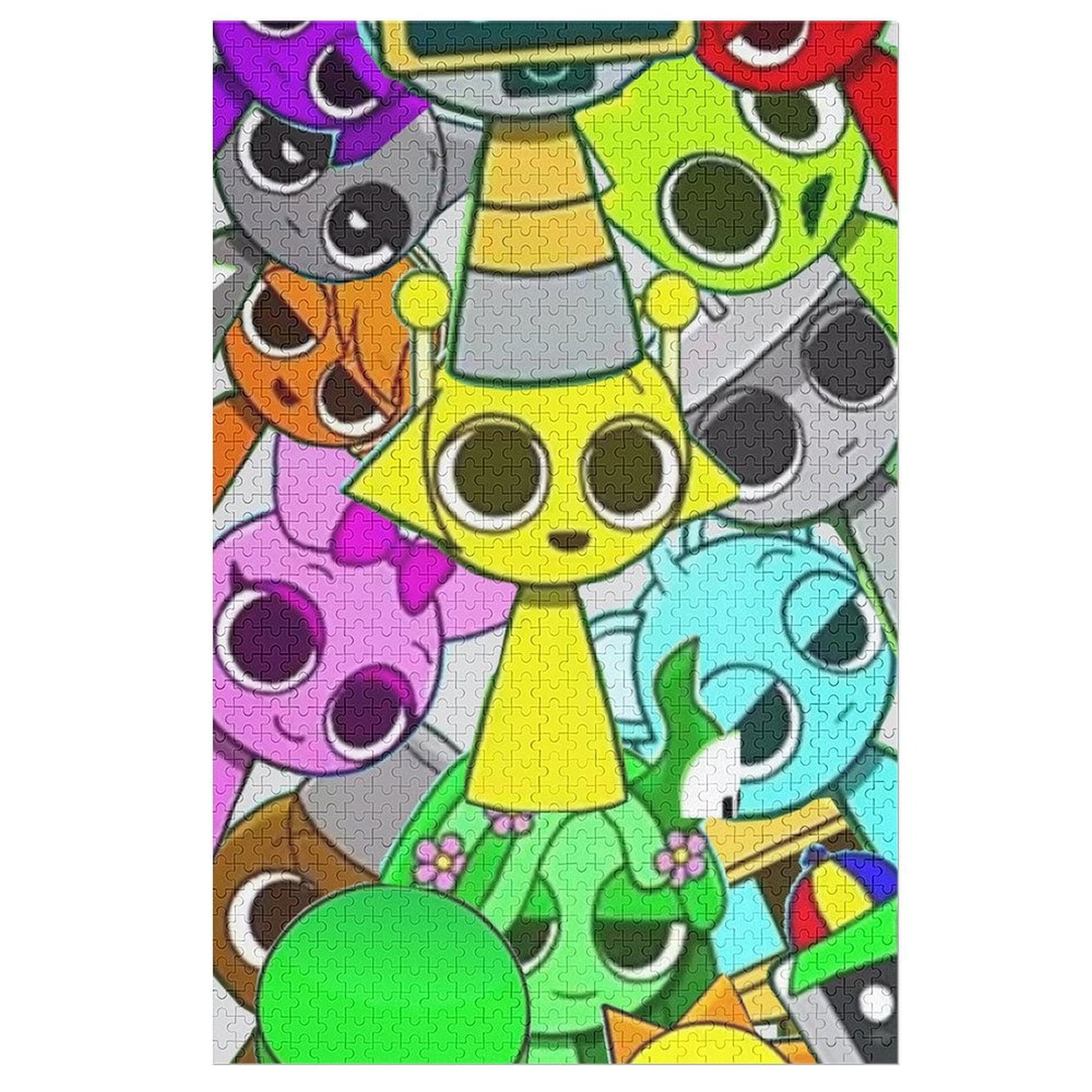 Sprunki Picture Puzzle 1000 PCS Wooden Puzzle Artwork Jigsaw Puzzles ...