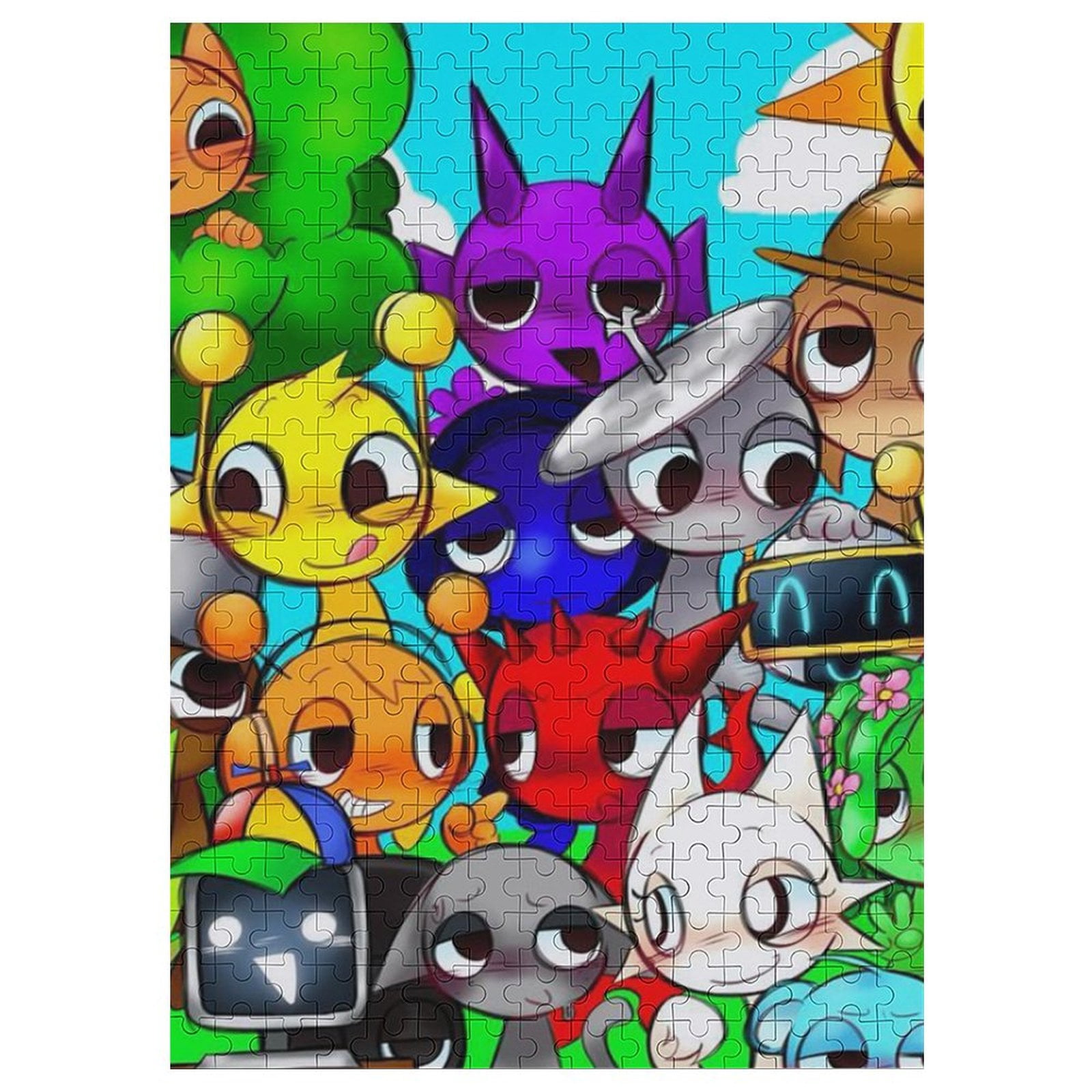 Sprunki Picture Puzzle 300 PCS Wooden Puzzle Artwork Jigsaw Puzzles for ...