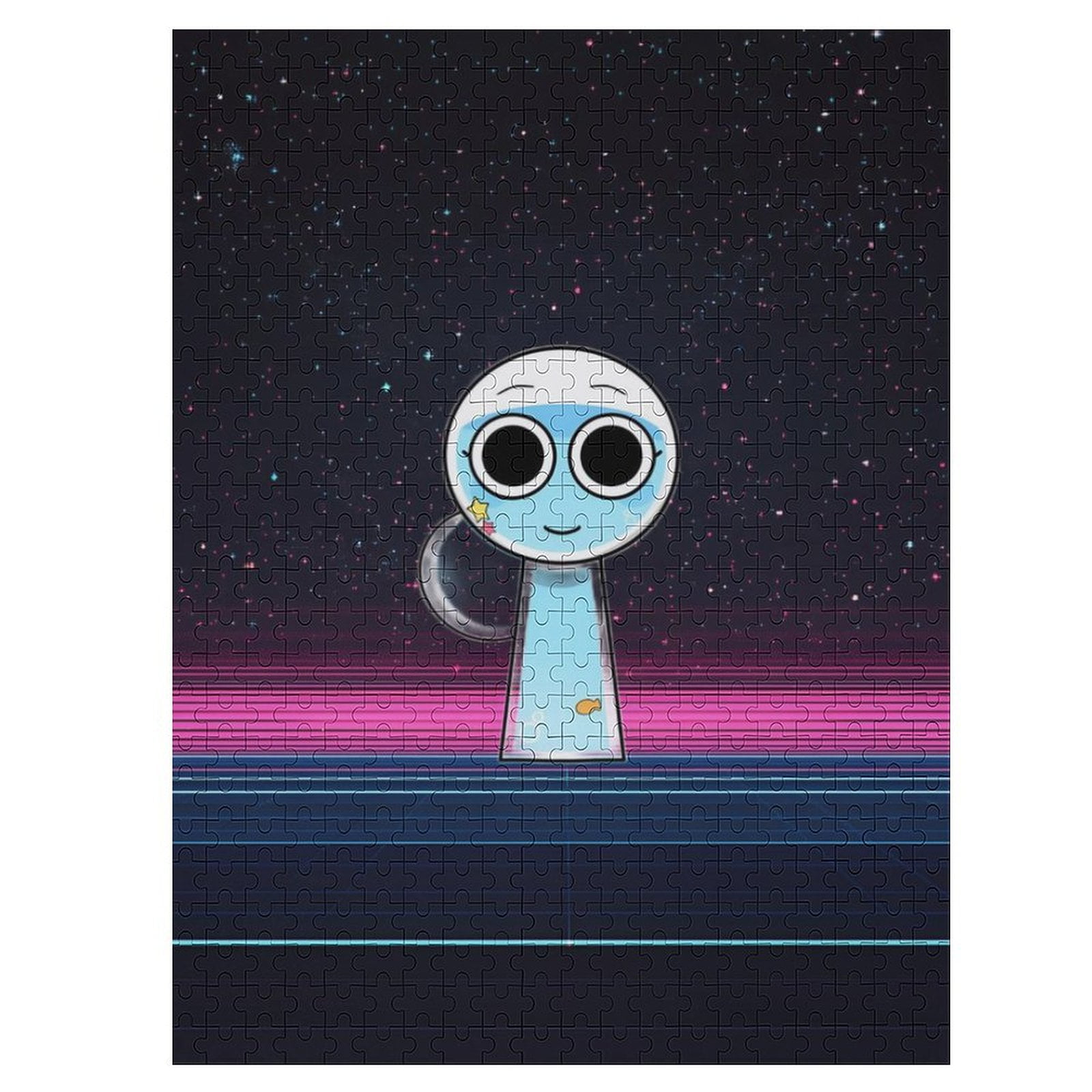 Sprunki Picture Puzzle 500 PCS Wooden Puzzle Artwork Jigsaw Puzzles for ...