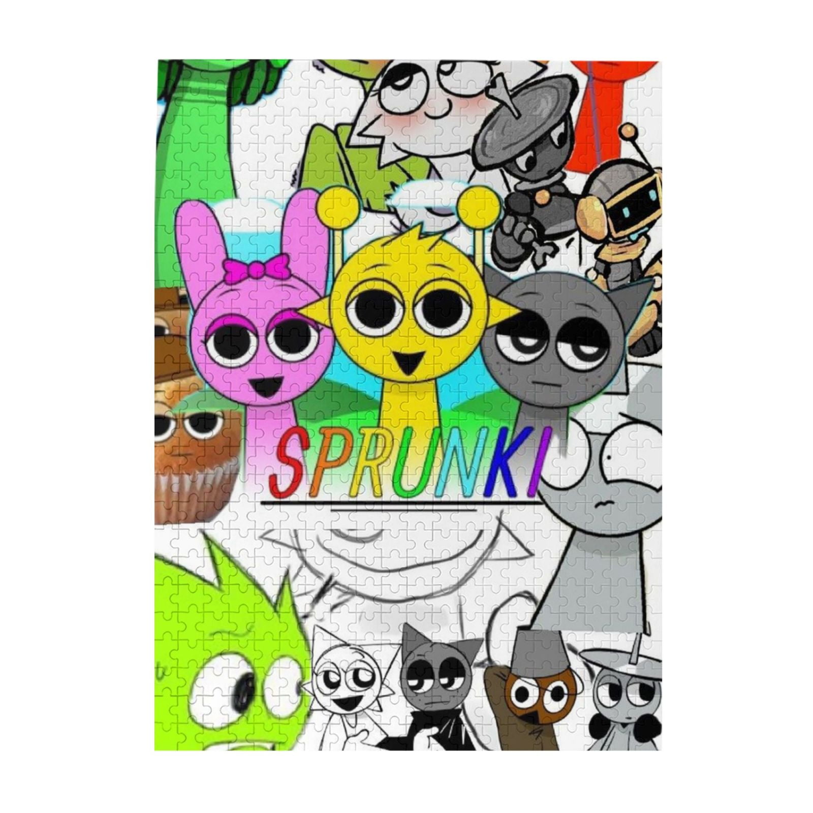 Sprunki Picture Puzzle 500pcs Wooden Puzzle Artwork Jigsaw Puzzles For ...